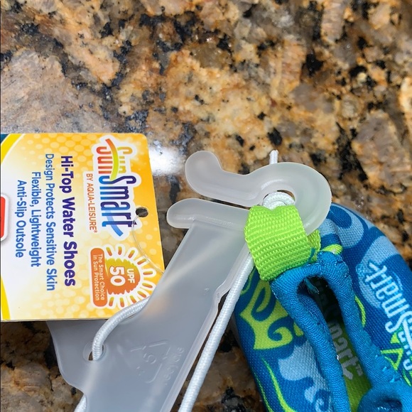 Aqua | Shoes | Sunsmart By Aqua Swimming Shoes Blue Green | Poshmark